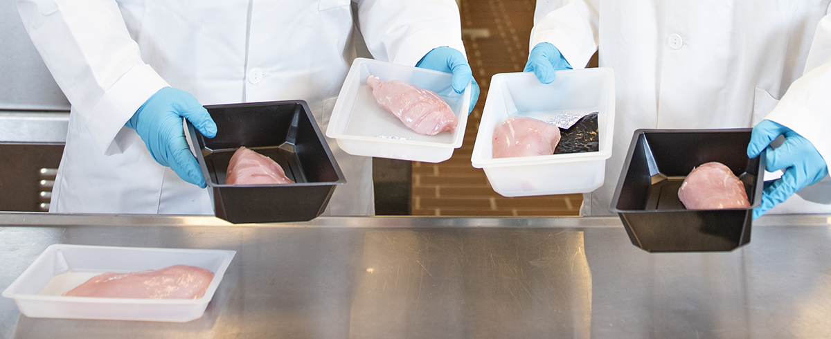 Same quality in chicken fillets after 19 days with recyclable packaging ...